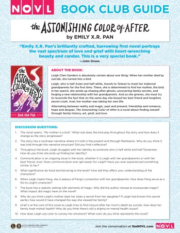 The Astonishing Color of After by Emily X.R. Pan | The NOVL