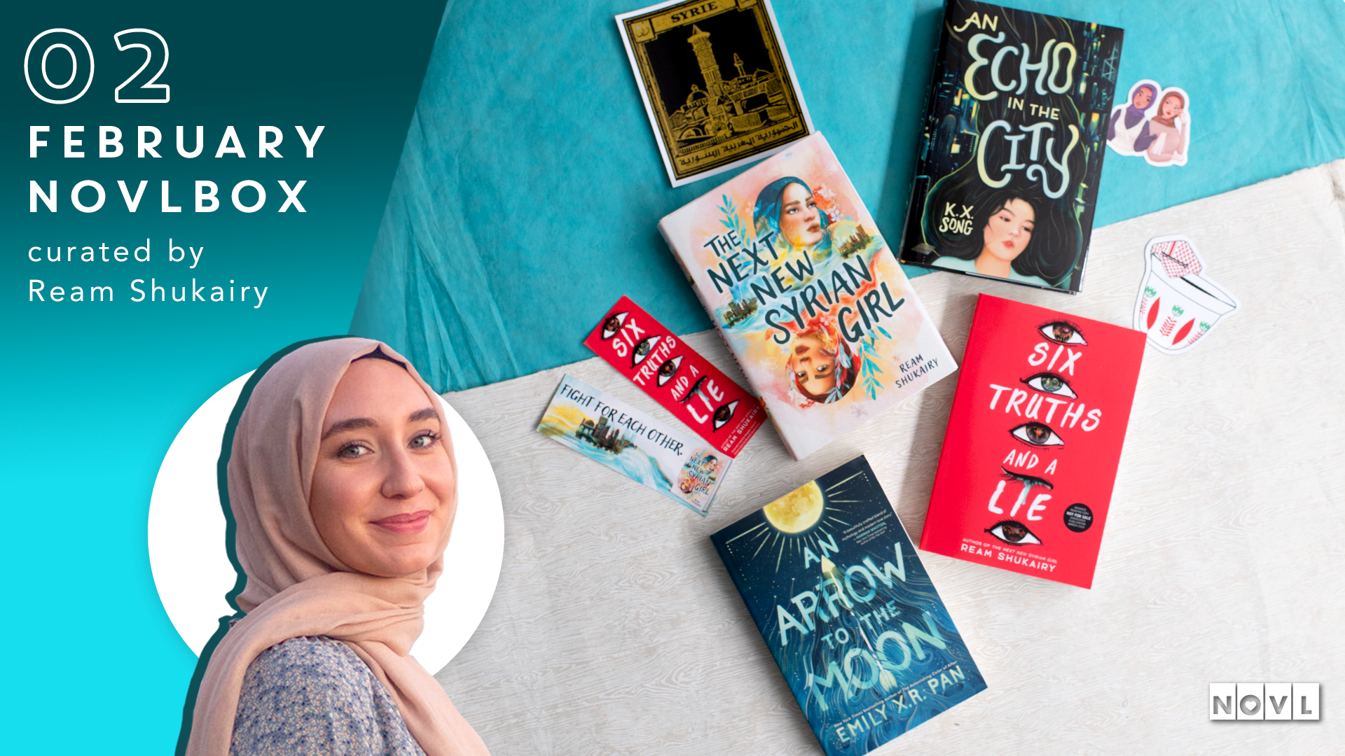 The February NOVLbox: Curated by Ream Shukairy | The NOVL